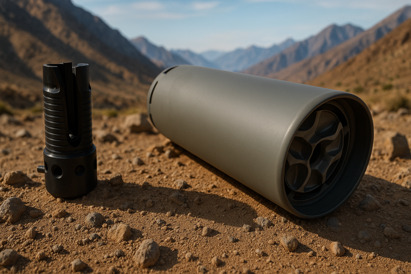 Airsoft VFC KAC QDC KS1 Suppressor with Flash eliminator – HIG OPERATOR