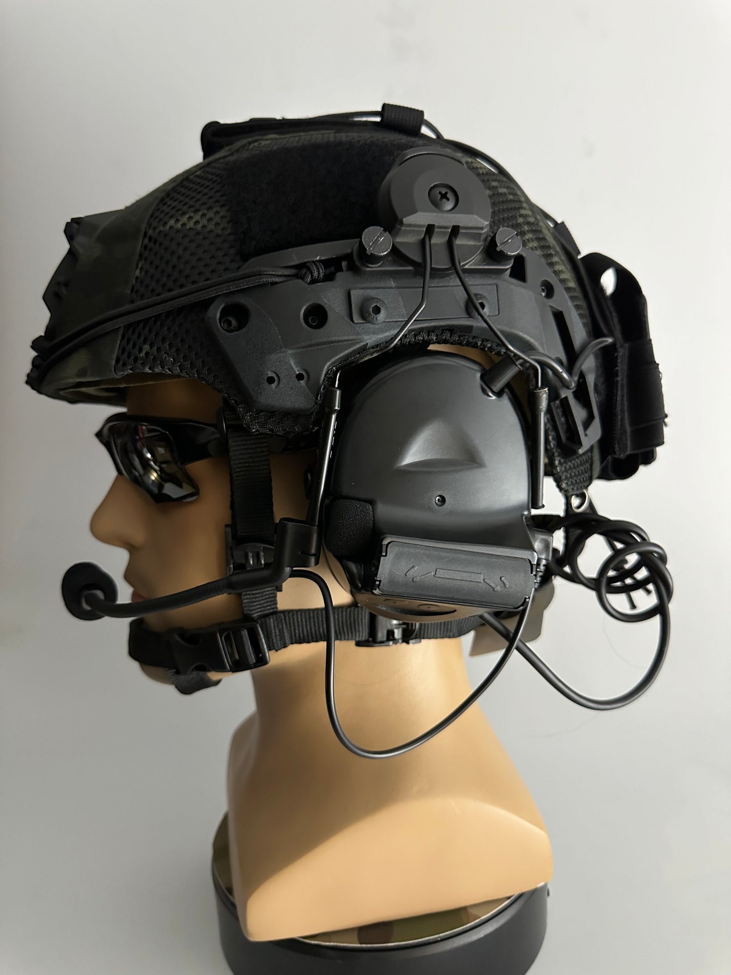 FMA Exfil Helmet with COMTAC Headset airsoft Seal Team helmet Multicam ...