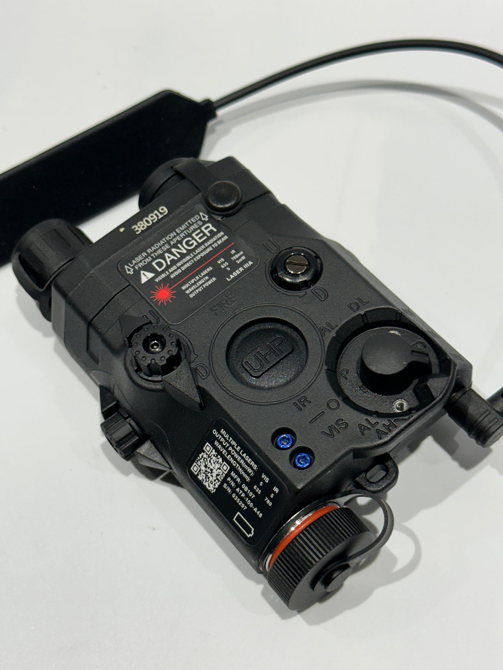 WADSN TOY PEQ 15 Red Dot / IR Laser designator Sight For 20mm Picatinn ...