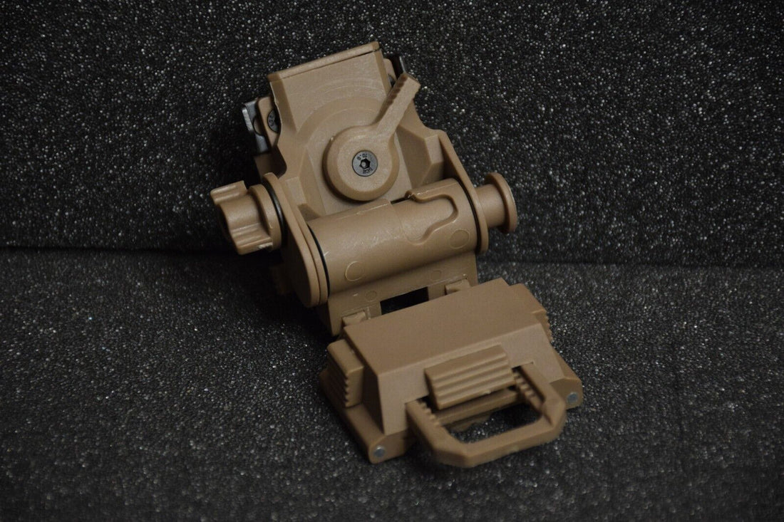 Toy plastic Night Vision NVG Rhino Mount NVG TAN – HIG OPERATOR