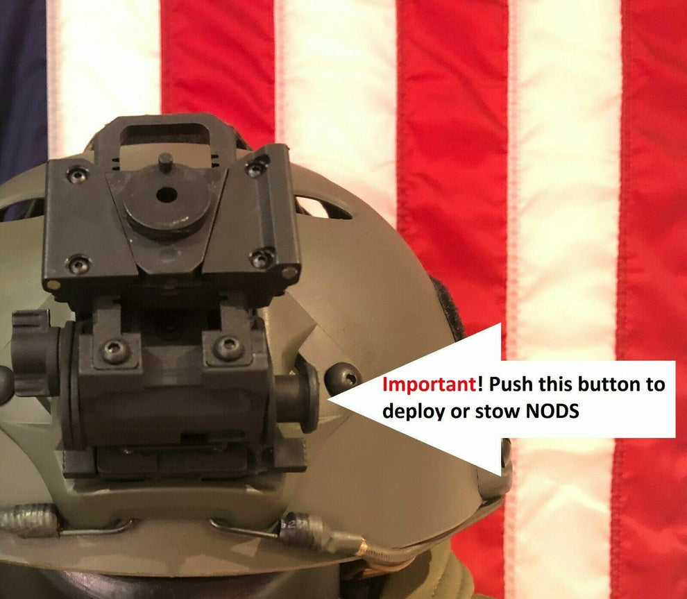 Toy plastic Night Vision NVG Rhino Mount NVG TAN – HIG OPERATOR